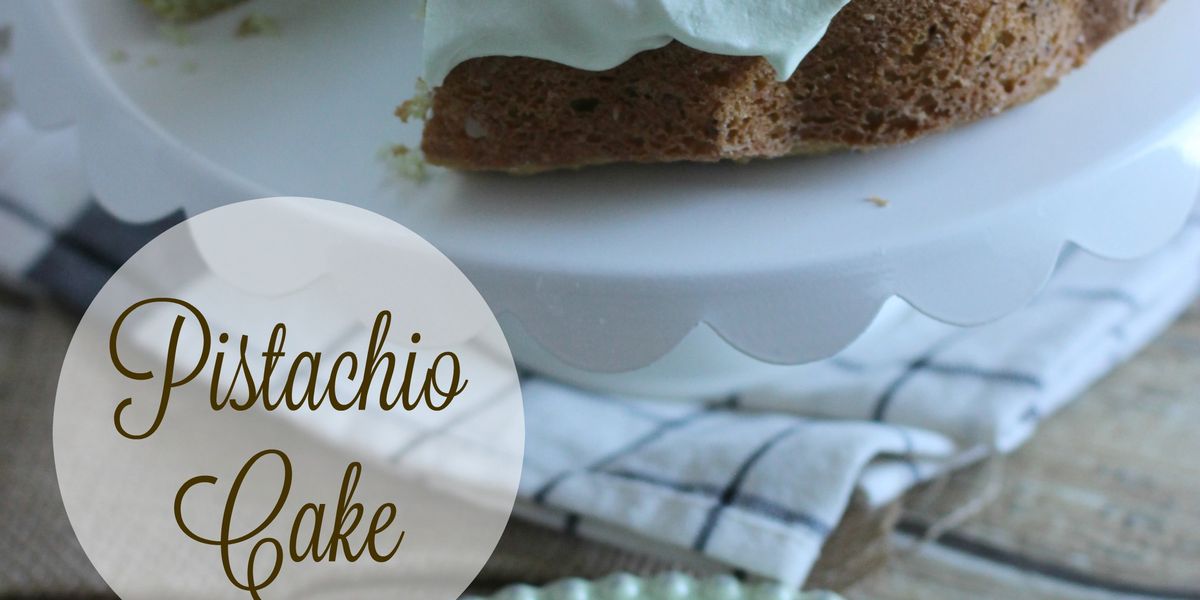 Pistachio Cake with Creamy Pistachio Topping - My Recipe Magic