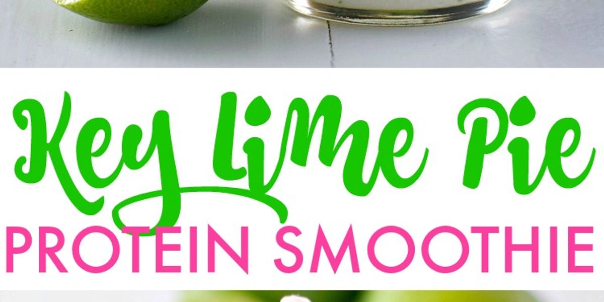 Key Lime Pie Protein Smoothie - My Recipe Magic
