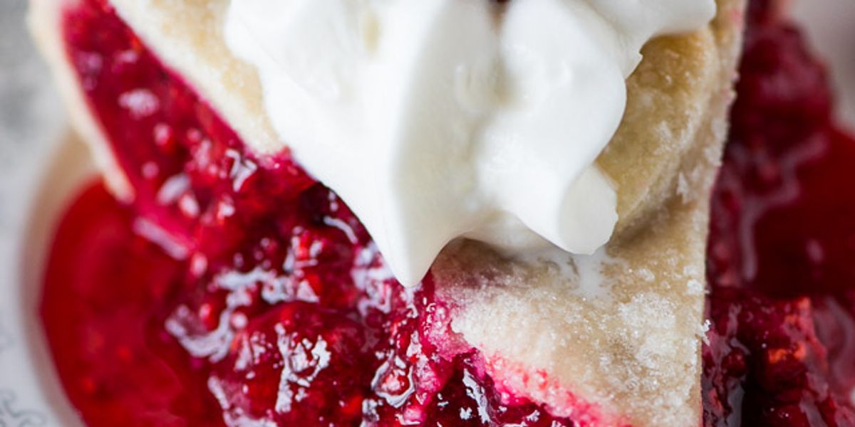 Baked Raspberry Pie - My Recipe Magic