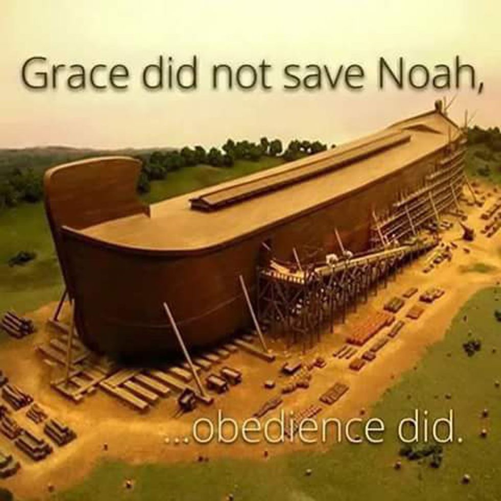 Noah Was Saved By Grace