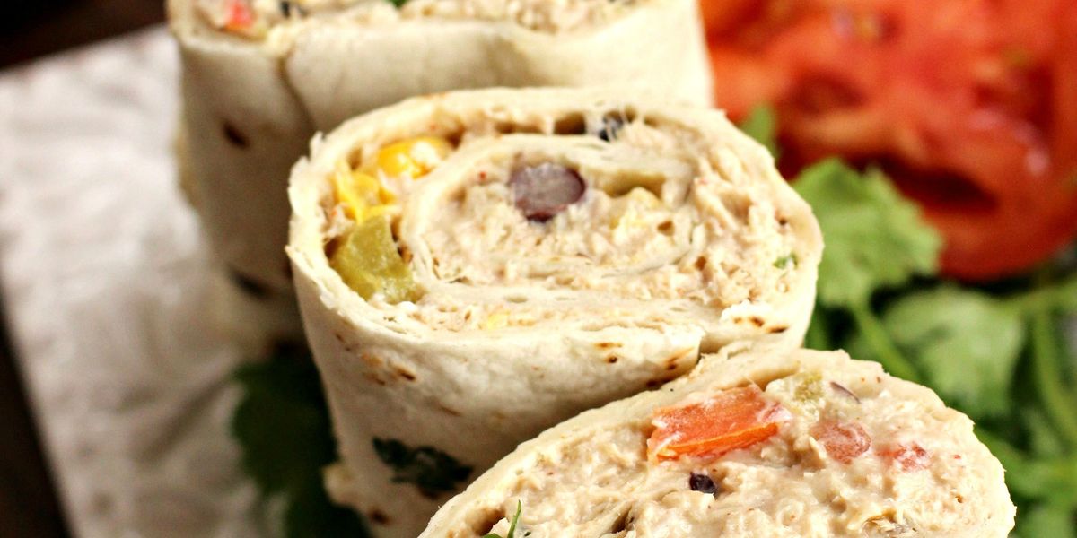 Southwest Tuna Pinwheels - My Recipe Magic