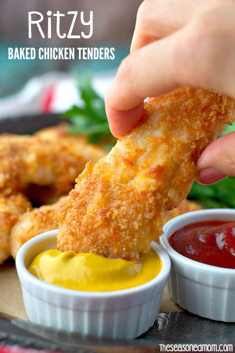 Ritzy Baked Chicken Tenders - My Recipe Magic