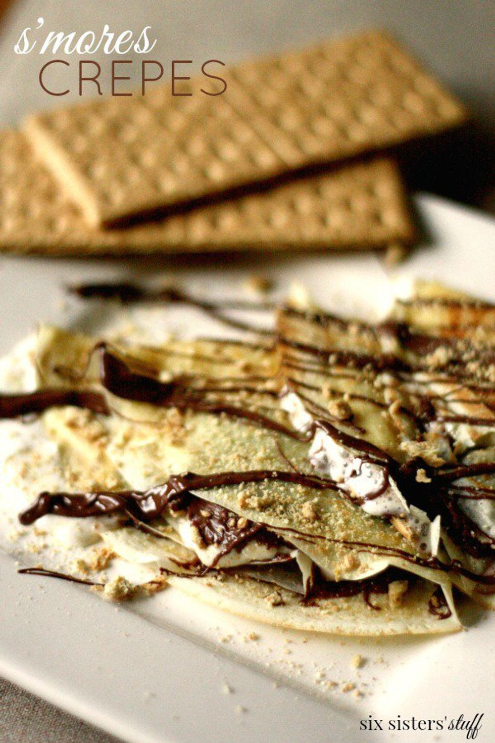 S'mores Crepes - My Recipe Magic