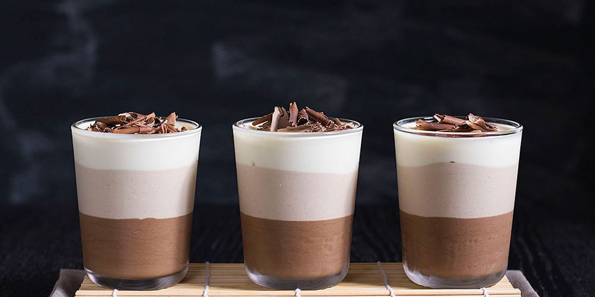 Chocolate trilogy dessert - My Recipe Magic