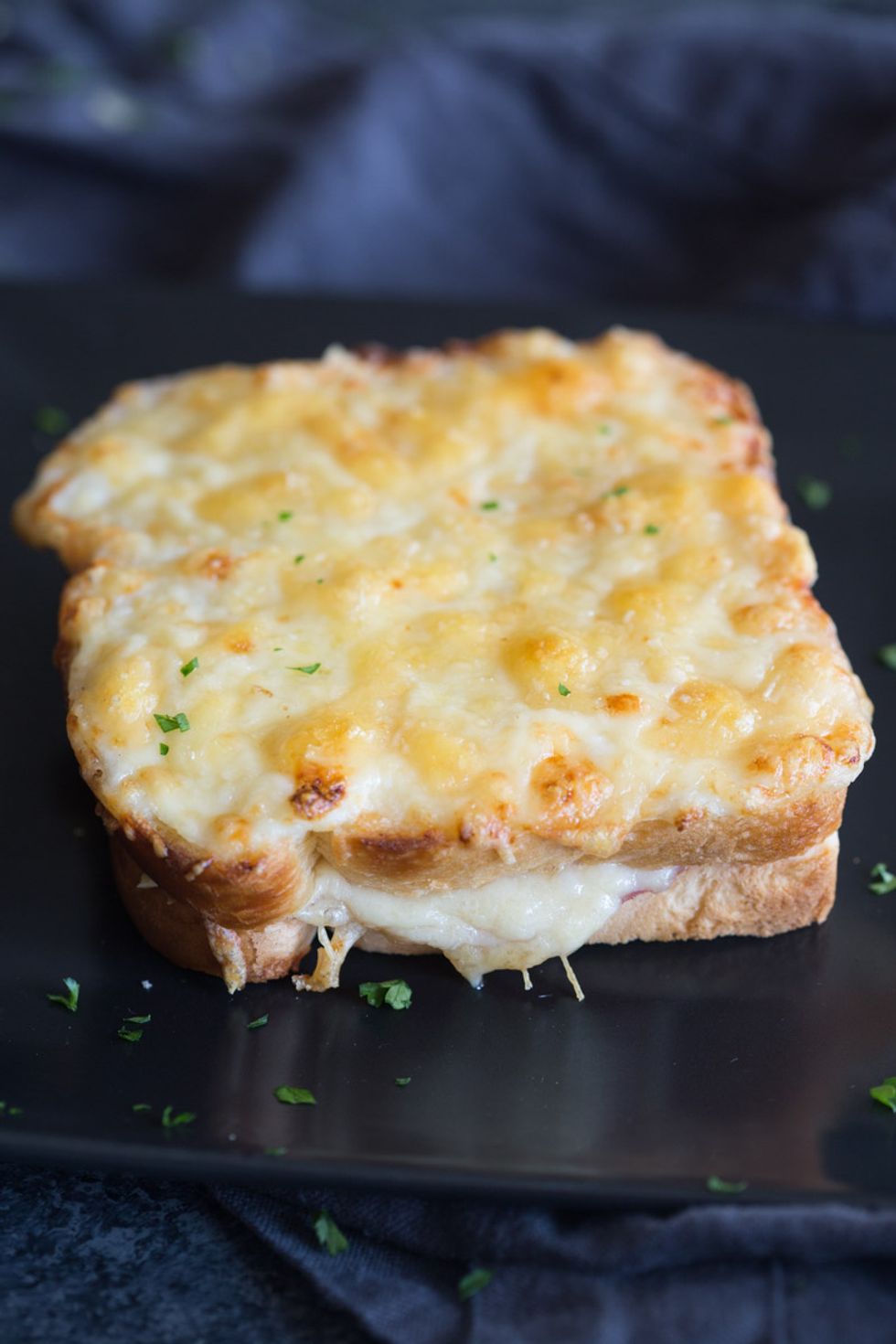 Croque Monsieur (Ham and Cheese melt) - My Recipe Magic