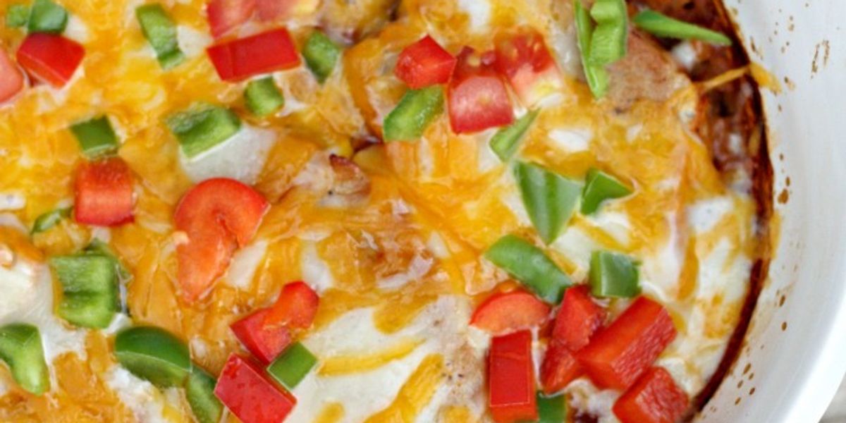 Fiesta Pork Chop and Rice Bake Recipe - My Recipe Magic