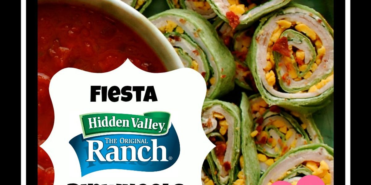 Fiesta Hidden Valley Ranch Pinwheels - My Recipe Magic