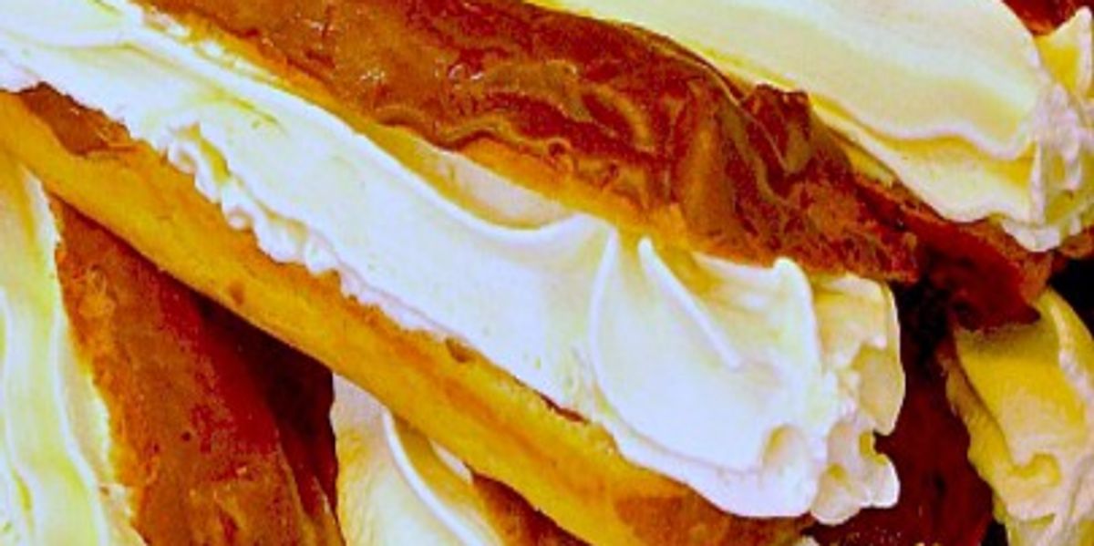 Chocolate & Cream Filled Eclairs - My Recipe Magic