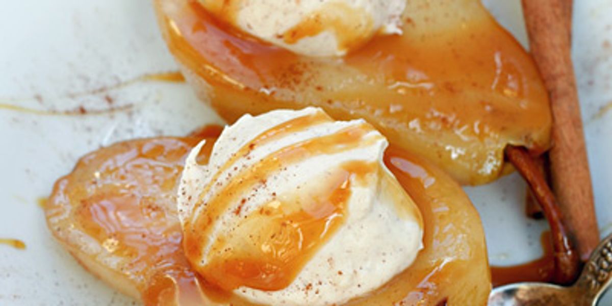 Maple Poached Pears - My Recipe Magic