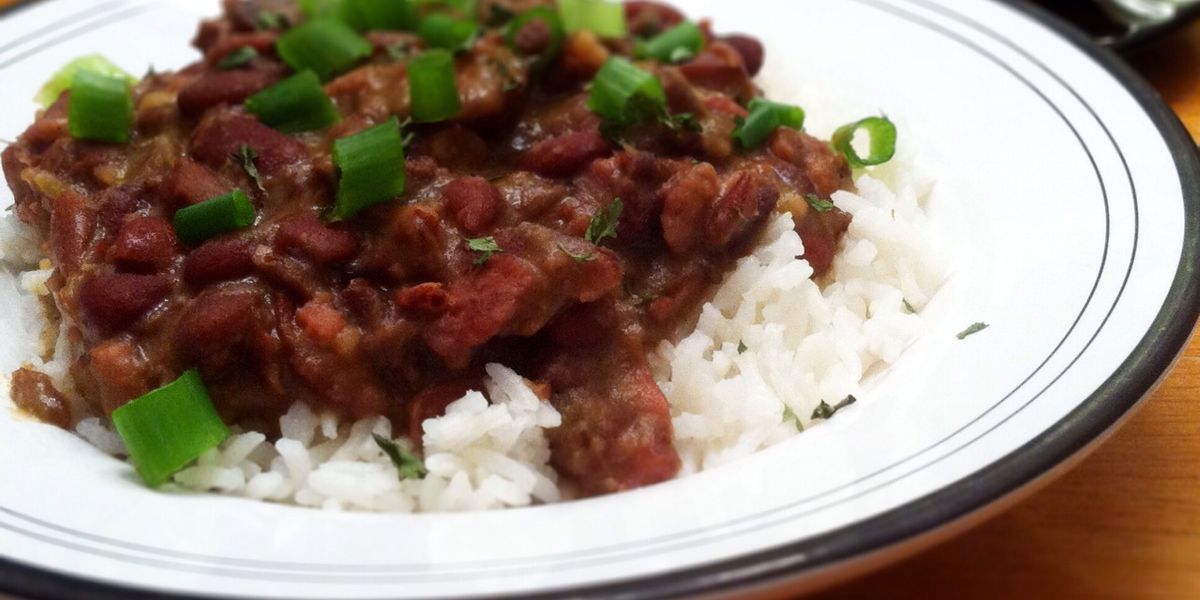 Stickin' My Neck Bone Out Red Beans and Rice - My Recipe Magic