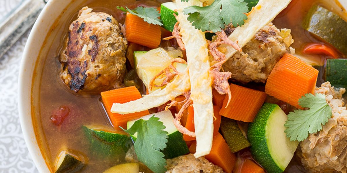 Authentic Mexican Meatball Soup (Albondigas) - My Recipe Magic