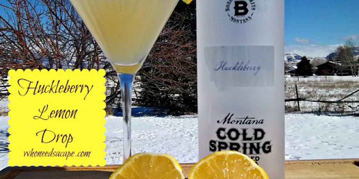 Huckleberry Lemon Drop - My Recipe Magic