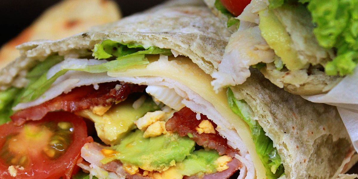Smoked Turkey Cobb Wrap - My Recipe Magic