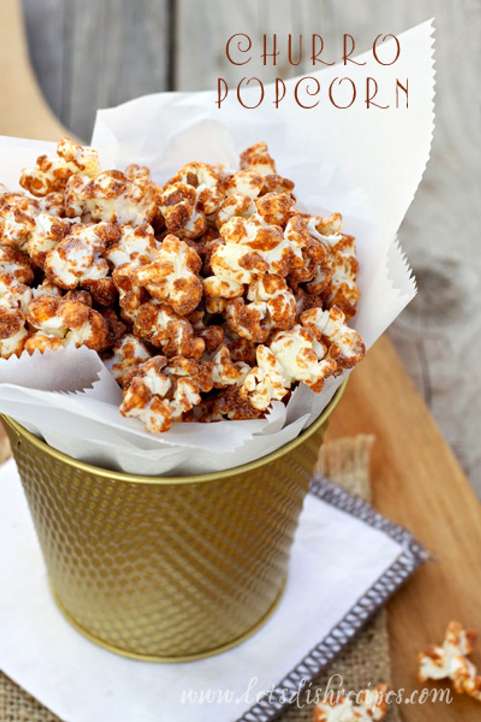 Churro Popcorn - My Recipe Magic