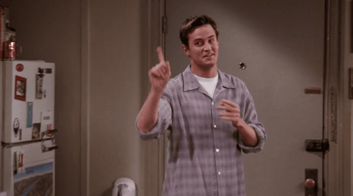 15 Chandler Bing Moments That Make College Students Say "Literally ...