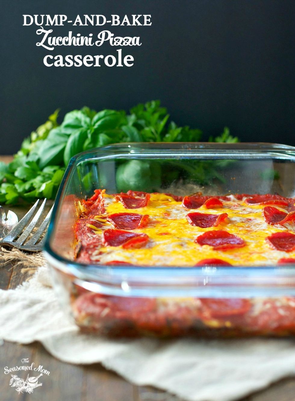 Dump and Bake Zucchini Pizza Casserole - My Recipe Magic