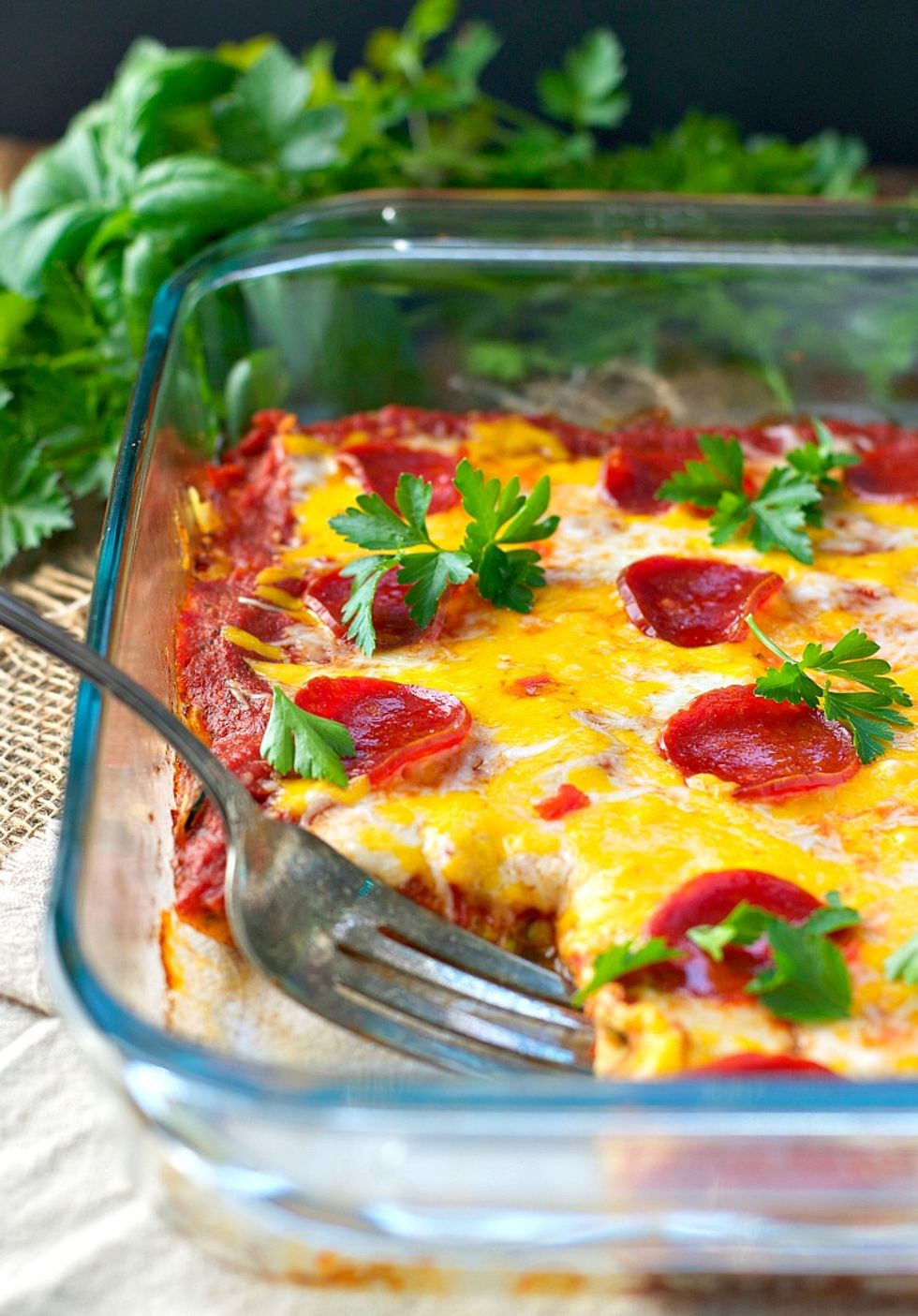 Dump and Bake Zucchini Pizza Casserole - My Recipe Magic