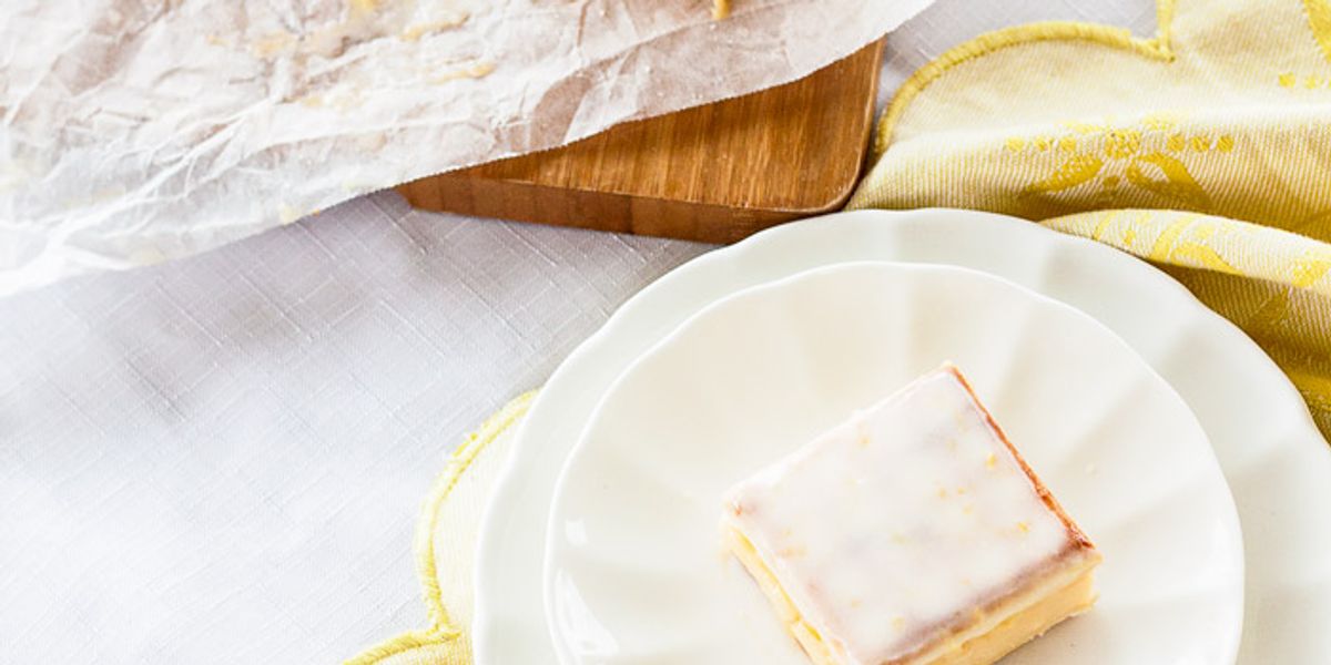 Easy Lemon Custard Slice - My Recipe Magic