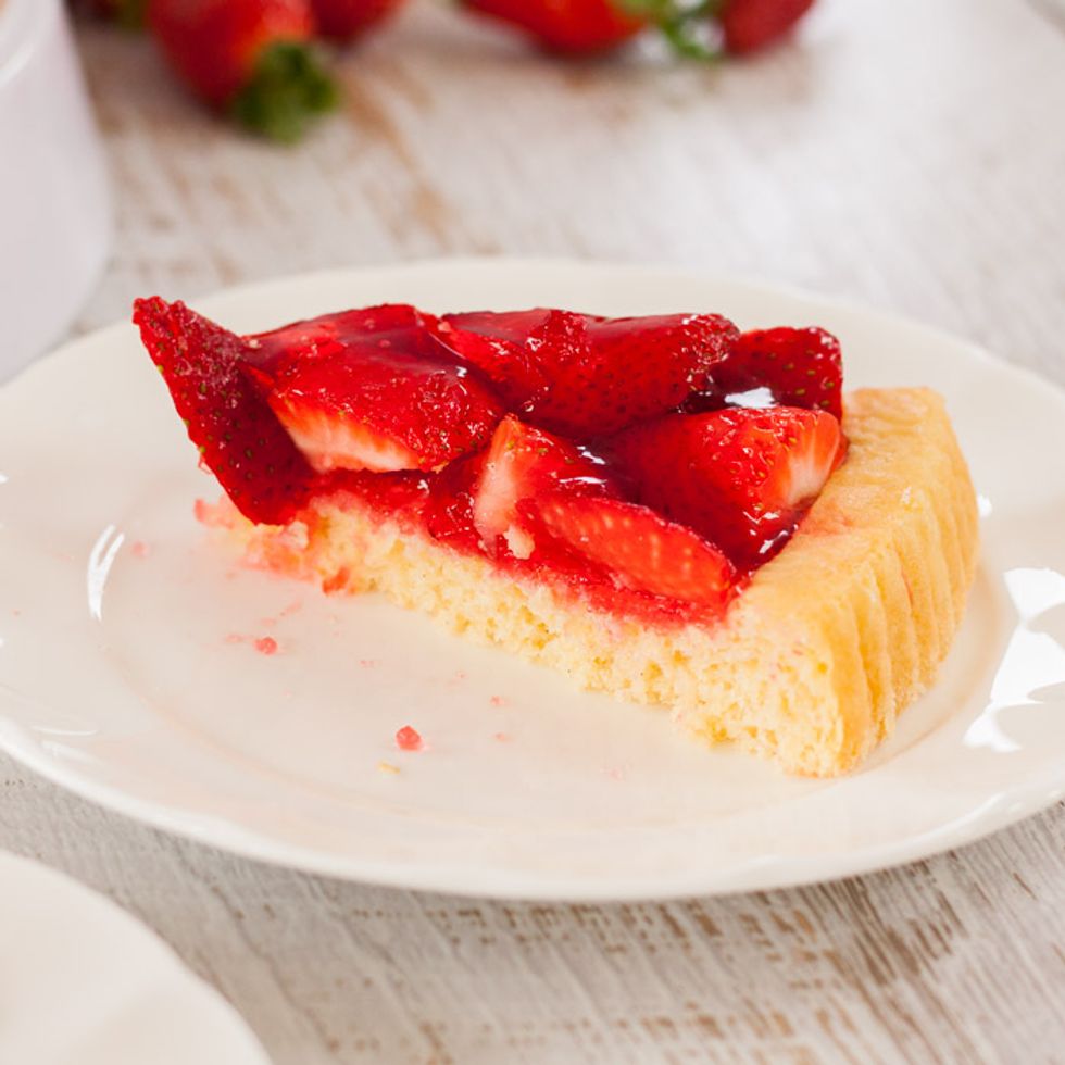 Simple Strawberry Flan - My Recipe Magic