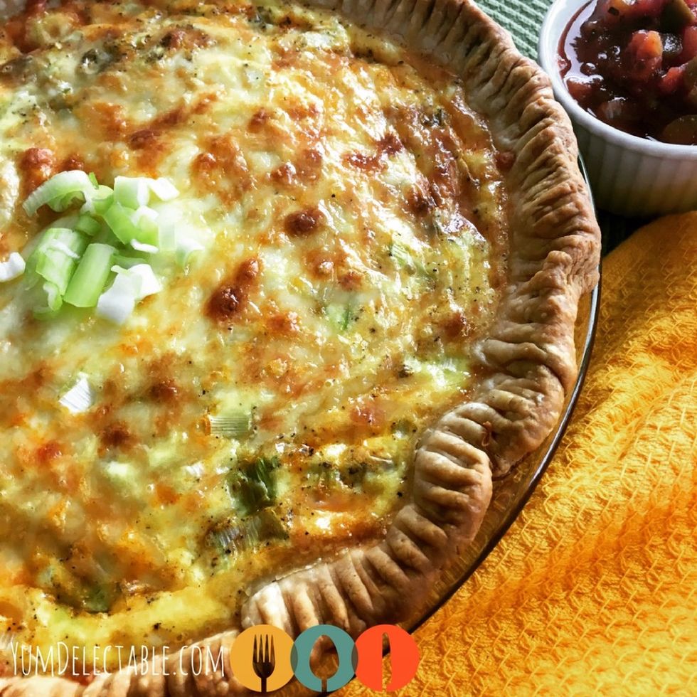 SOUTHWESTERN QUICHE - My Recipe Magic