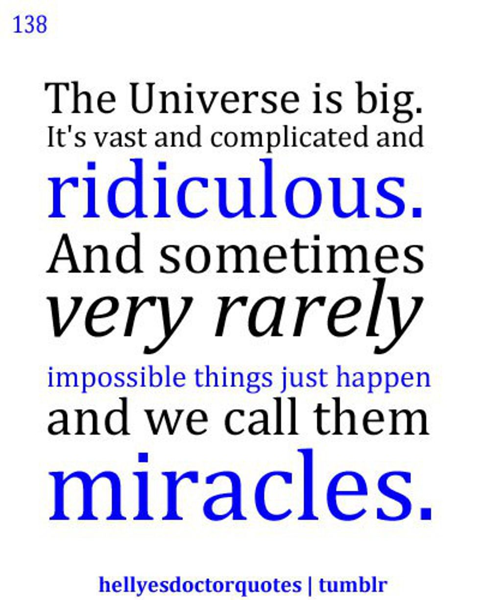 Seven Doctor Who Quotes To Remember When Life Happens.