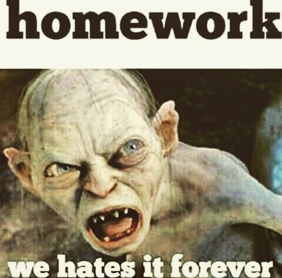 College as Told by The Lord of the Rings Memes