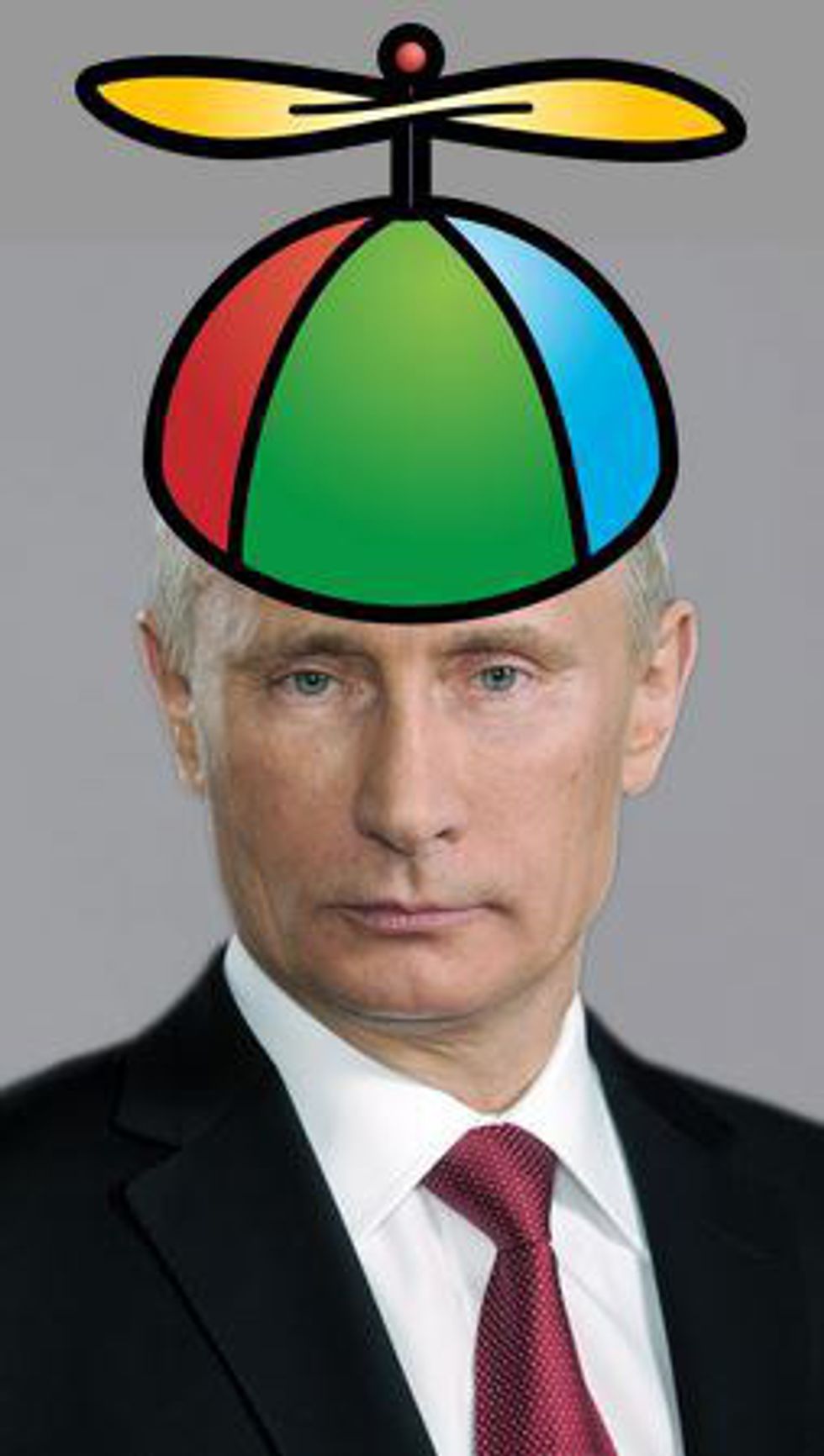 Sweet Revenge: Here Are 10 Photos Of Vladimir Putin Wearing Silly Hats