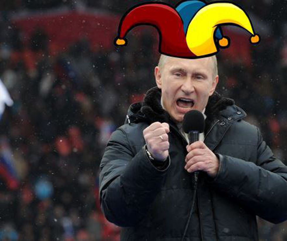 Sweet Revenge: Here Are 10 Photos Of Vladimir Putin Wearing Silly Hats