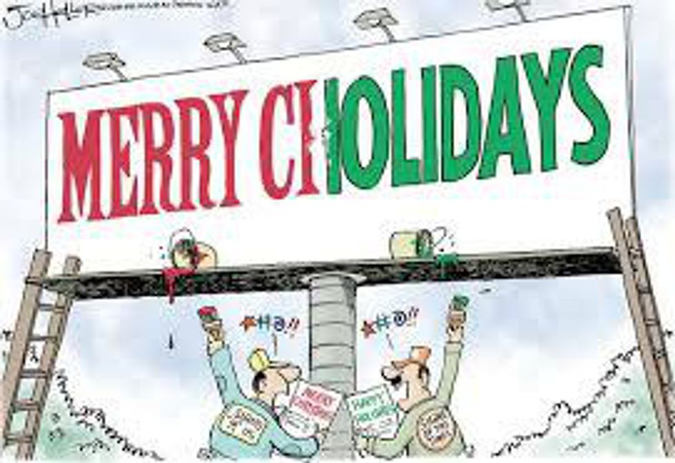 Merry Christmas, Not Happy Holidays