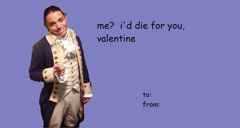 14 Hamilton Valentine's Cards To Get Your Person