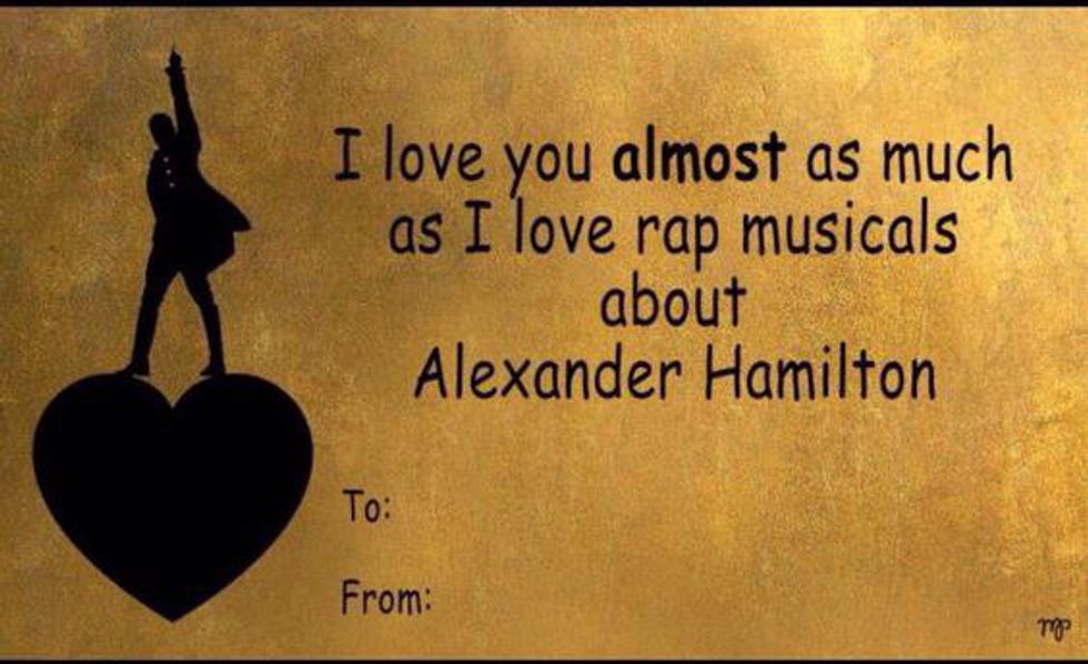 14 Hamilton Valentine's Cards To Get Your Person