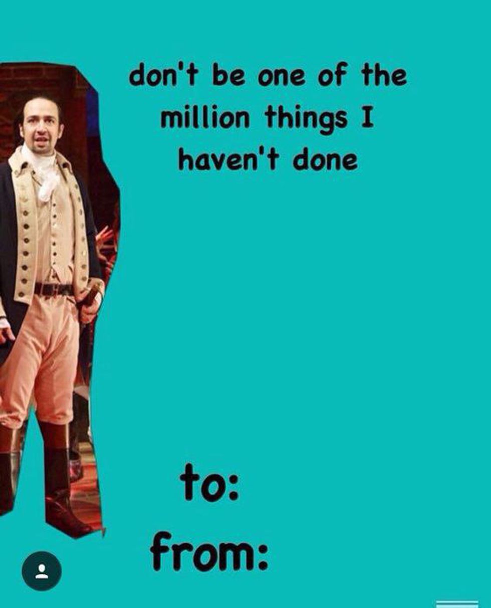 14 Hamilton Valentine's Cards To Get Your Person