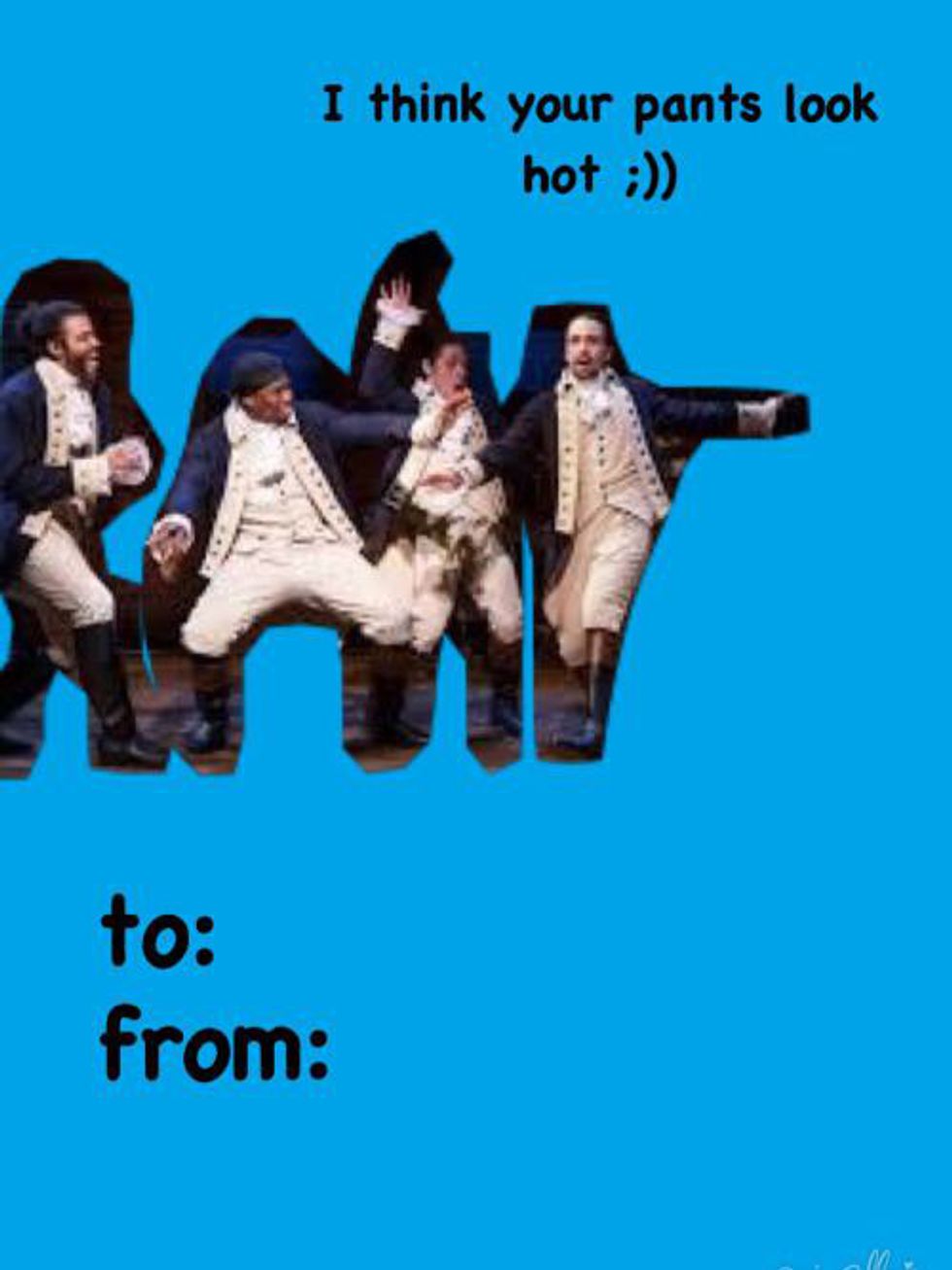 14 Hamilton Valentine's Cards To Get Your Person