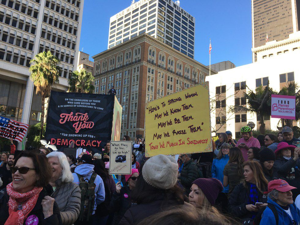 Inspirational Signs from the Women's March