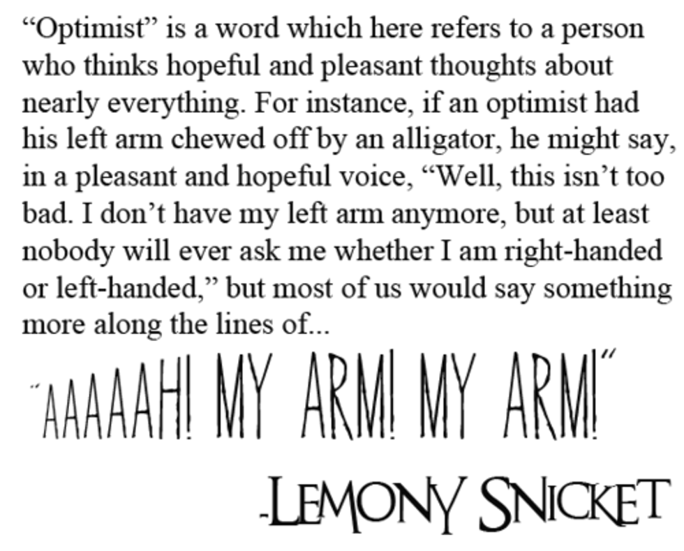 Ten Of Lemony Snicket's Best Quotes