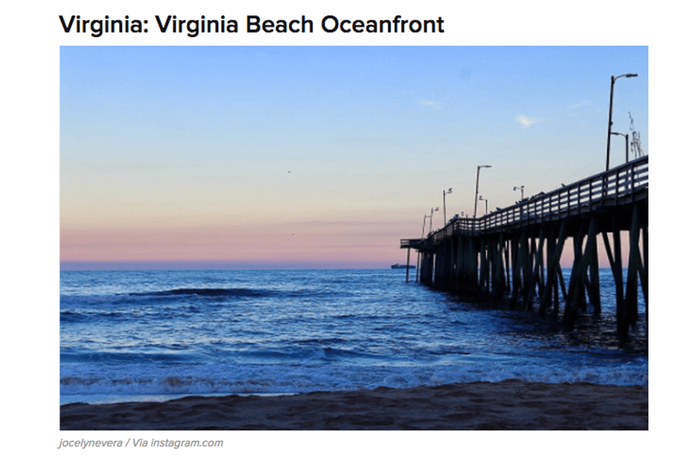 Virginia's Most Popular Instagram Location