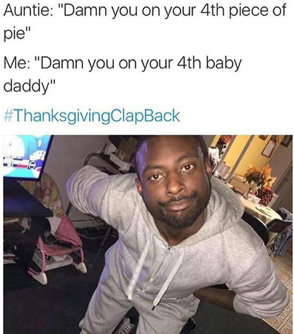 The 10 Most Savage Thanksgiving Clapback Memes