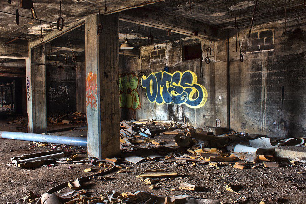 A Look Inside Detroit's Abandoned Buildings