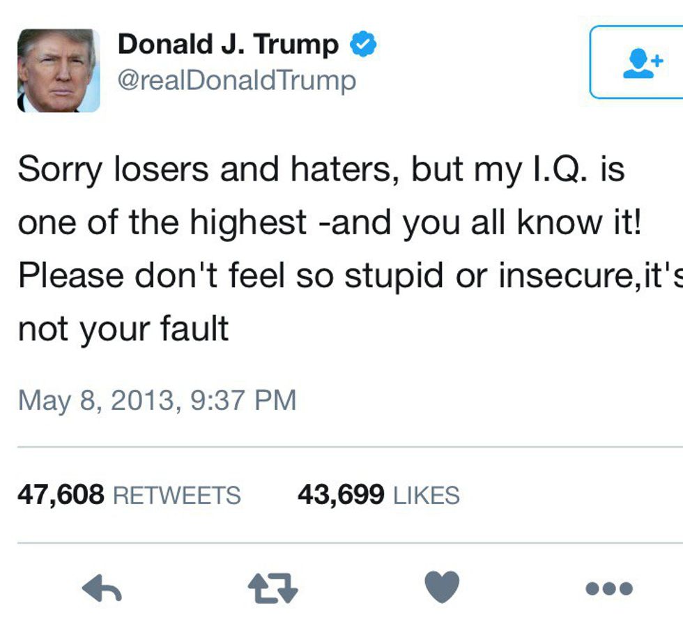Donald J. Trump's best worst tweets