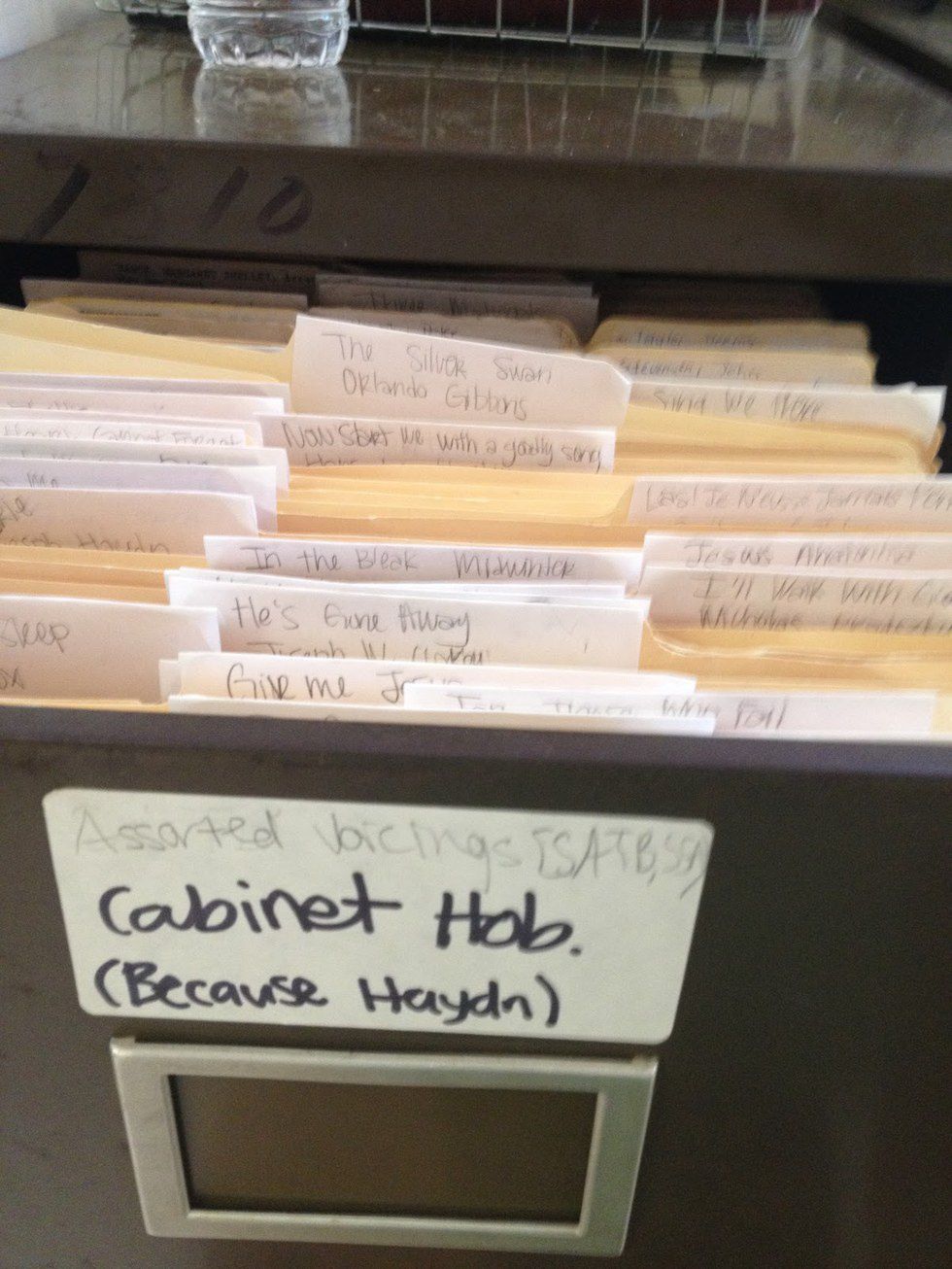 How To Organize A Choral Library