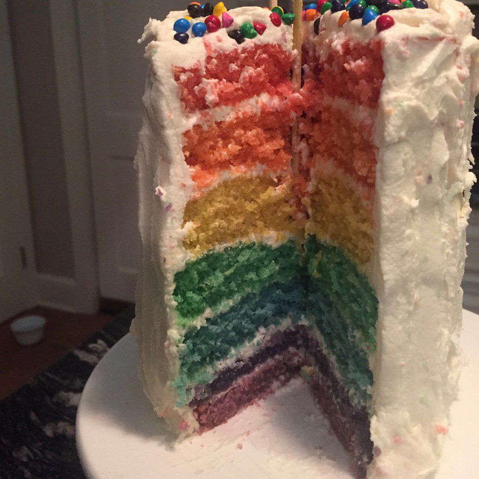 The Lazy Vegan Girl: A Sad Seven-Layer Cake