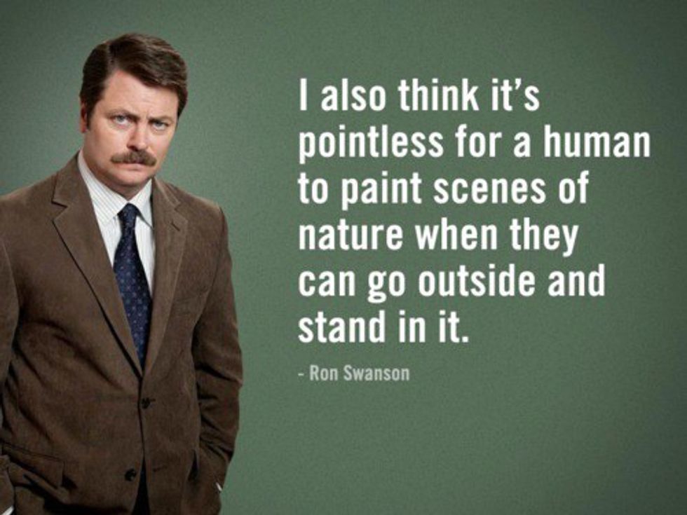 Words of Wisdom from Ron Swanson