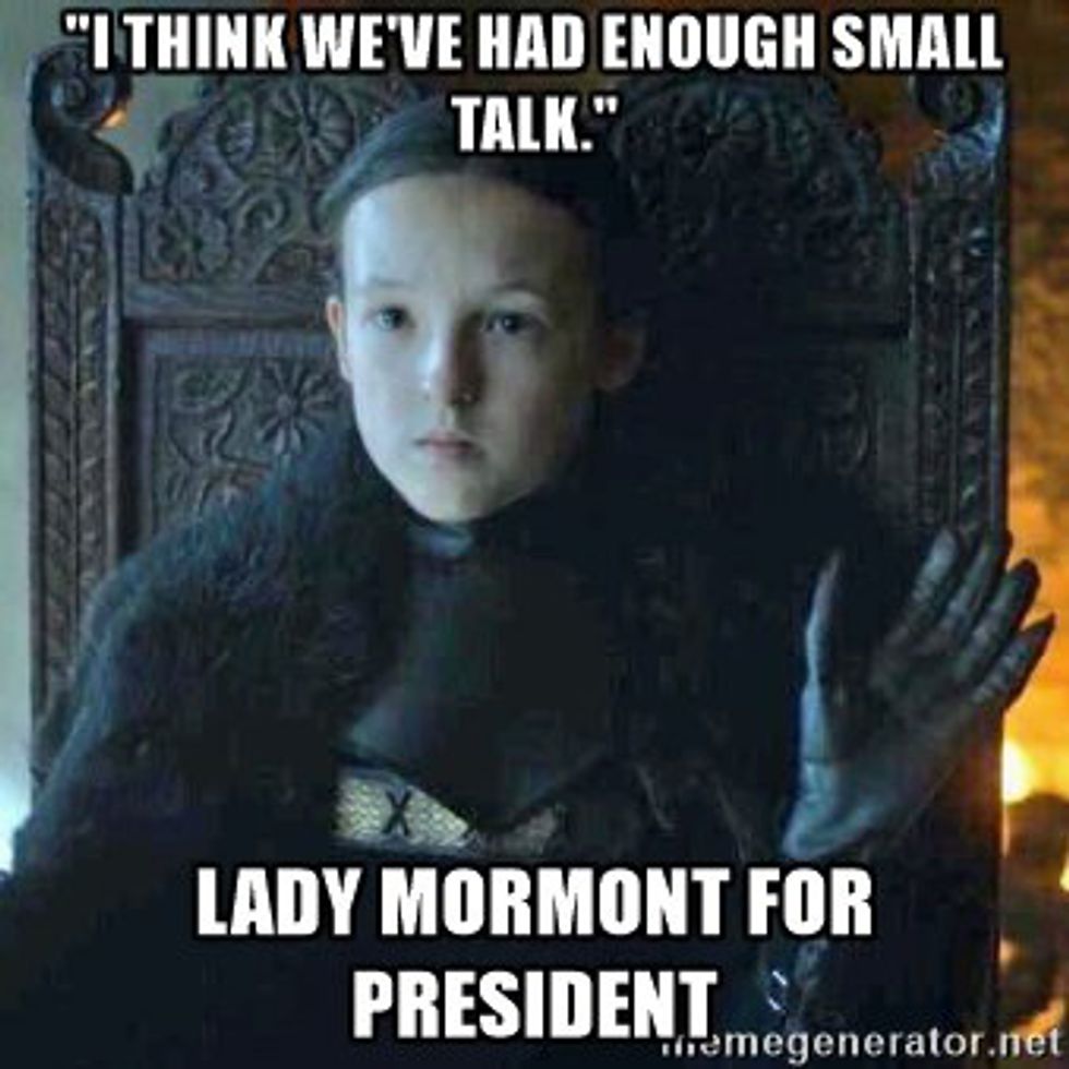 4 Reasons Lady Mormont Is #Goals