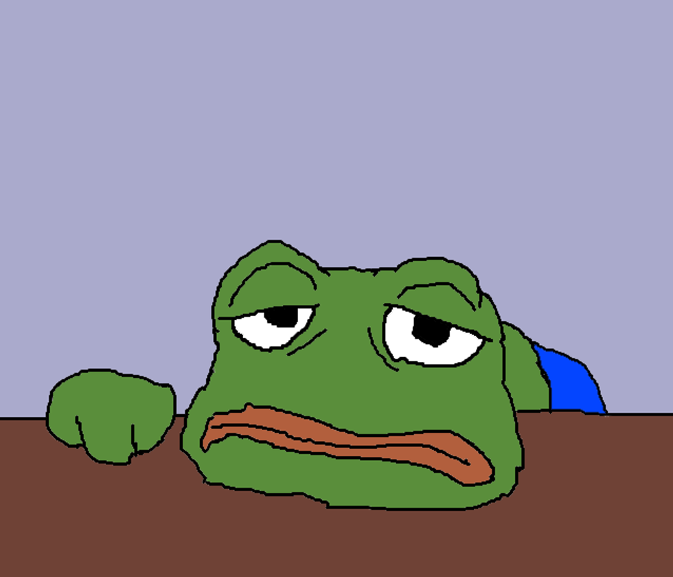 Finals Week As Told By Pepe The Frog