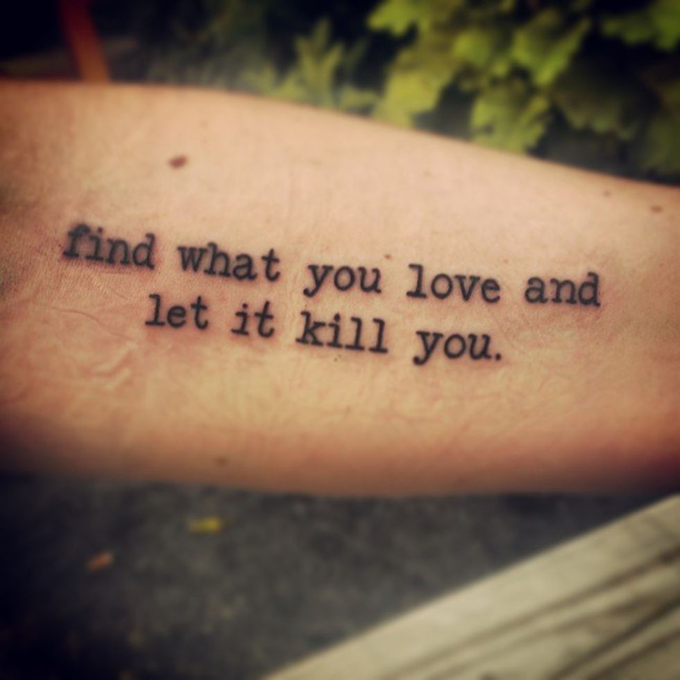 21 Awesome Literary Tattoos That Celebrate National Poetry Month