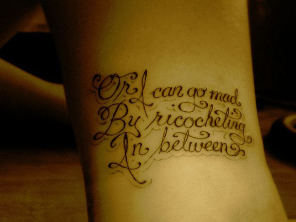 21 Awesome Literary Tattoos That Celebrate National Poetry Month