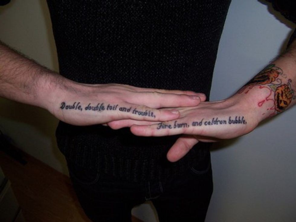 21 Awesome Literary Tattoos That Celebrate National Poetry Month