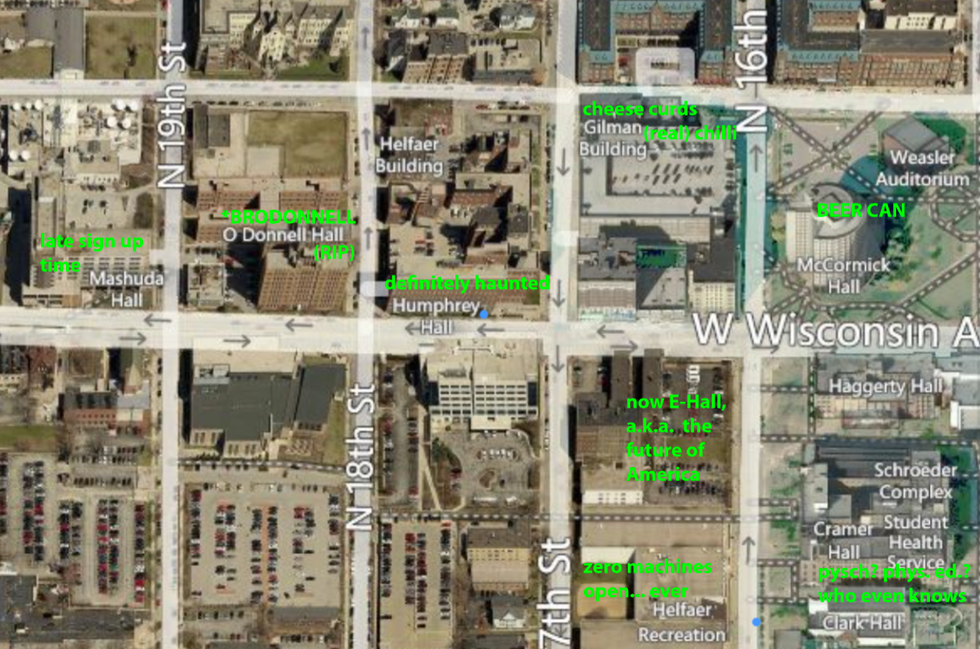 A Judgmental Map Of Marquette University