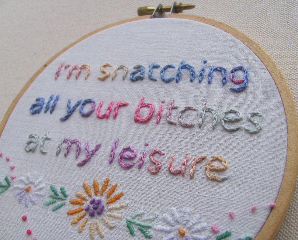 10 Rap Lyric Embroideries That Everyone Needs to See