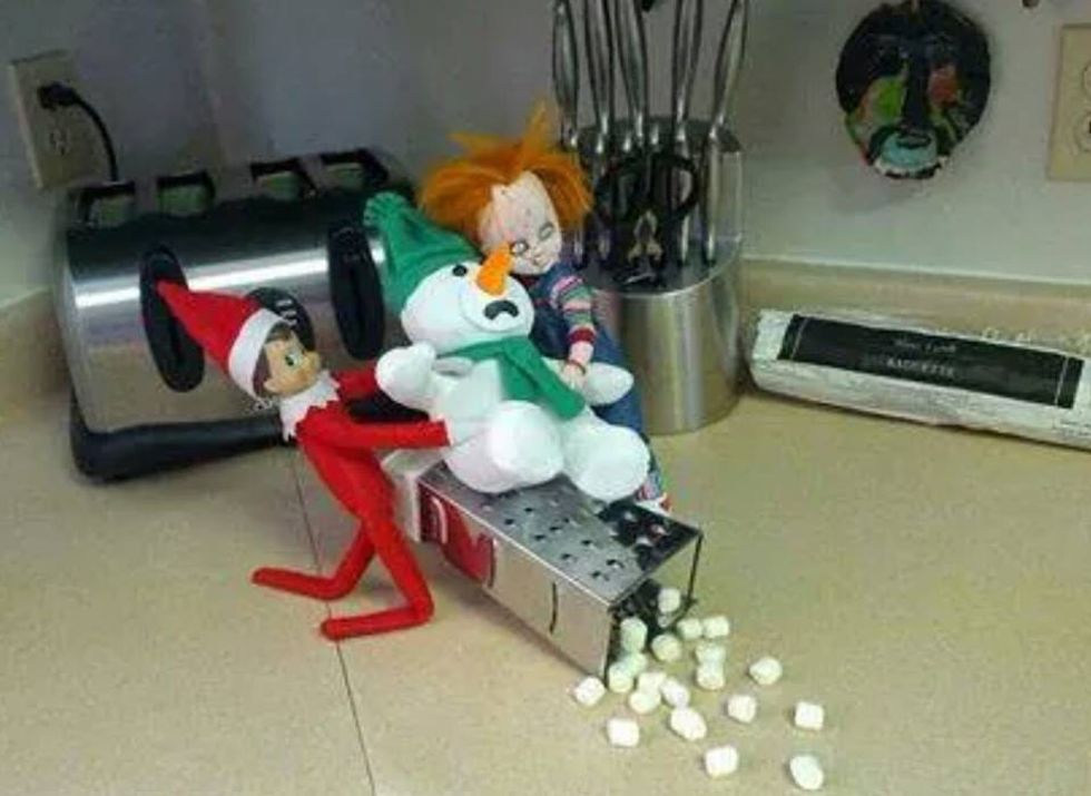 When The Elf On The Shelf Goes Naughty